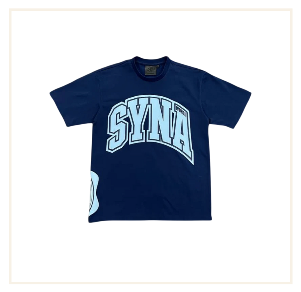 Syna College Tee Navy