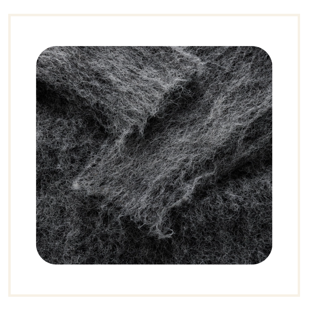 Bénir Mohair Knit Jumper Charcoal Grey